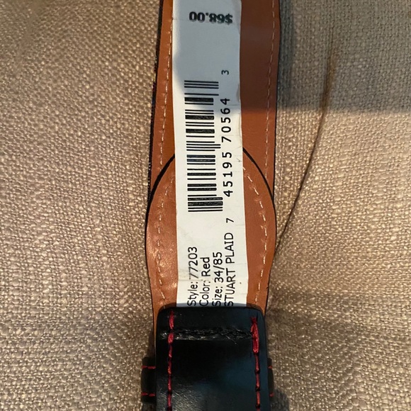 Allen Edmonds | Accessories | Allen Edmonds Plaid Belt | Poshmark